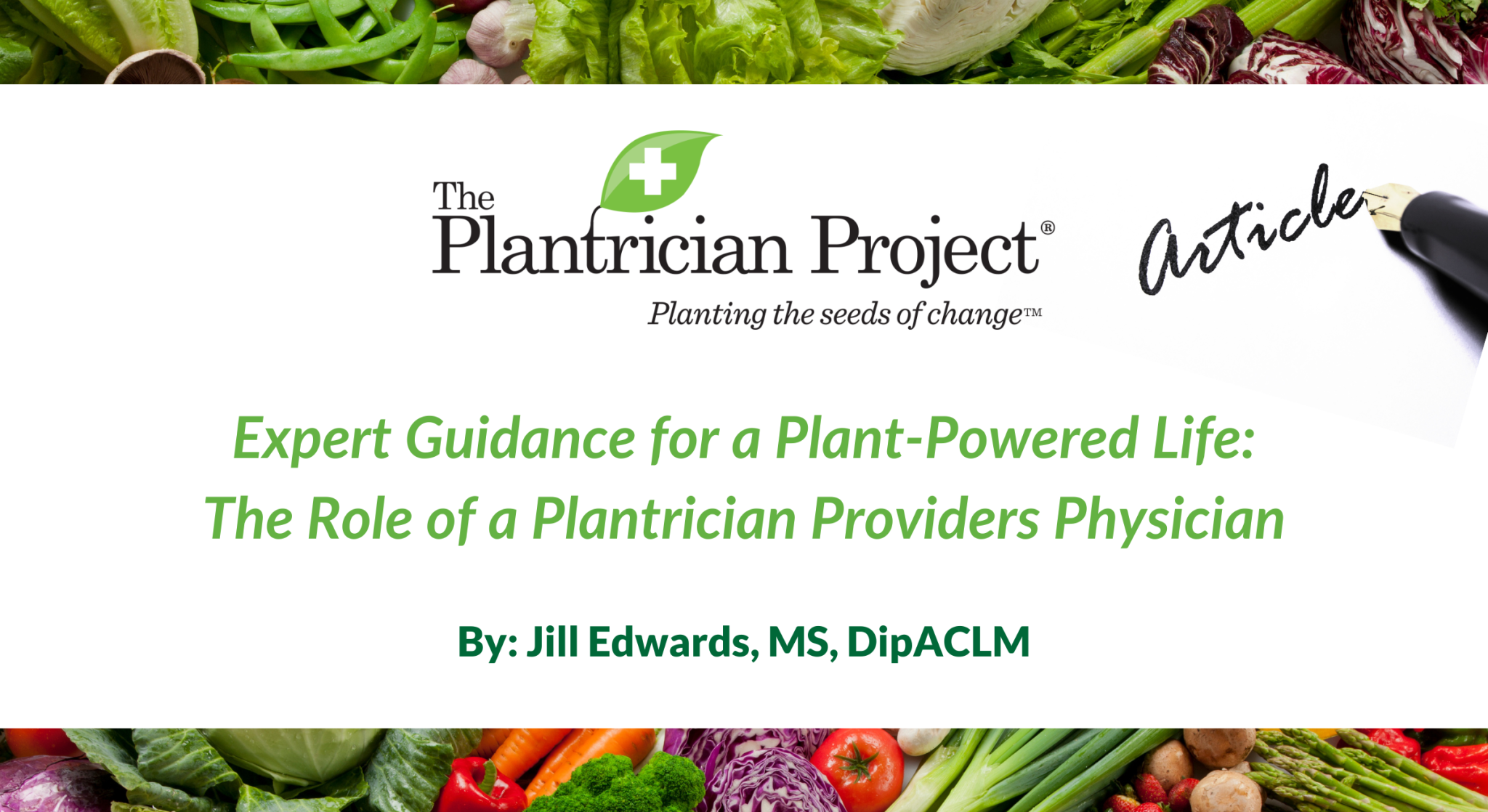 Expert Guidance for a Plant-Powered Life: The Role of a Plantrician ...
