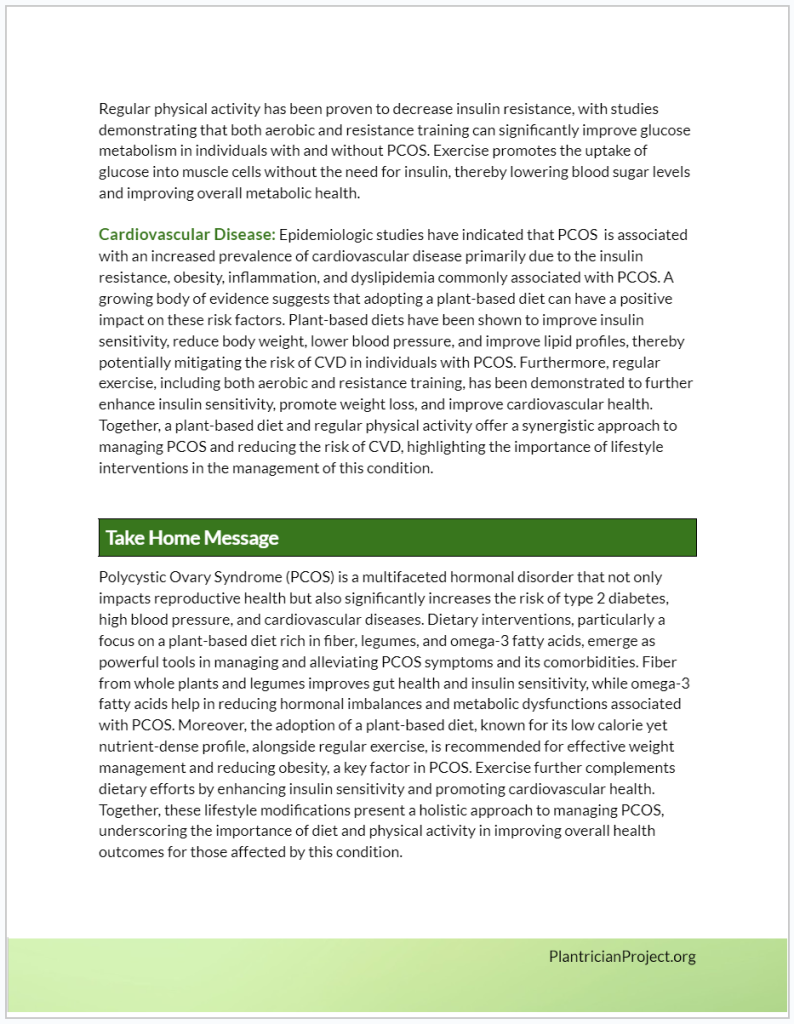 Polycystic Ovarian Syndrome - Plantrician Providers Directory